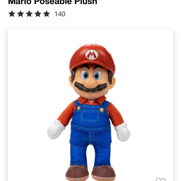 Nintendo | Toys | Red And Blue Mario Posable Toy | Poshmark